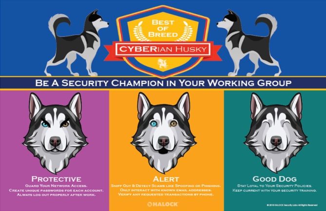 HALOCK Cyber Awareness Best of Breed:CYBERian HUSKY