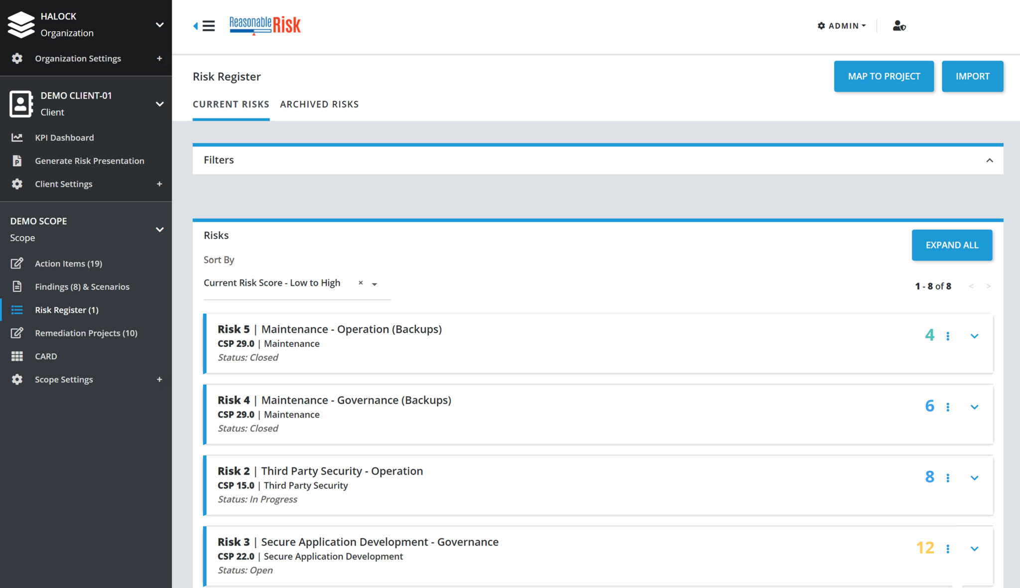 Reasonable Risk - HALOCK