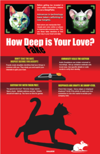 Cyber Awareness Seasonal Poster: How DeepFake is Your Love? - HALOCK