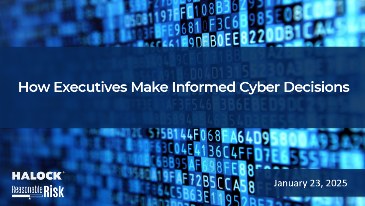 Duty of Care Risk Assessment (DoCRA) Archives - HALOCK